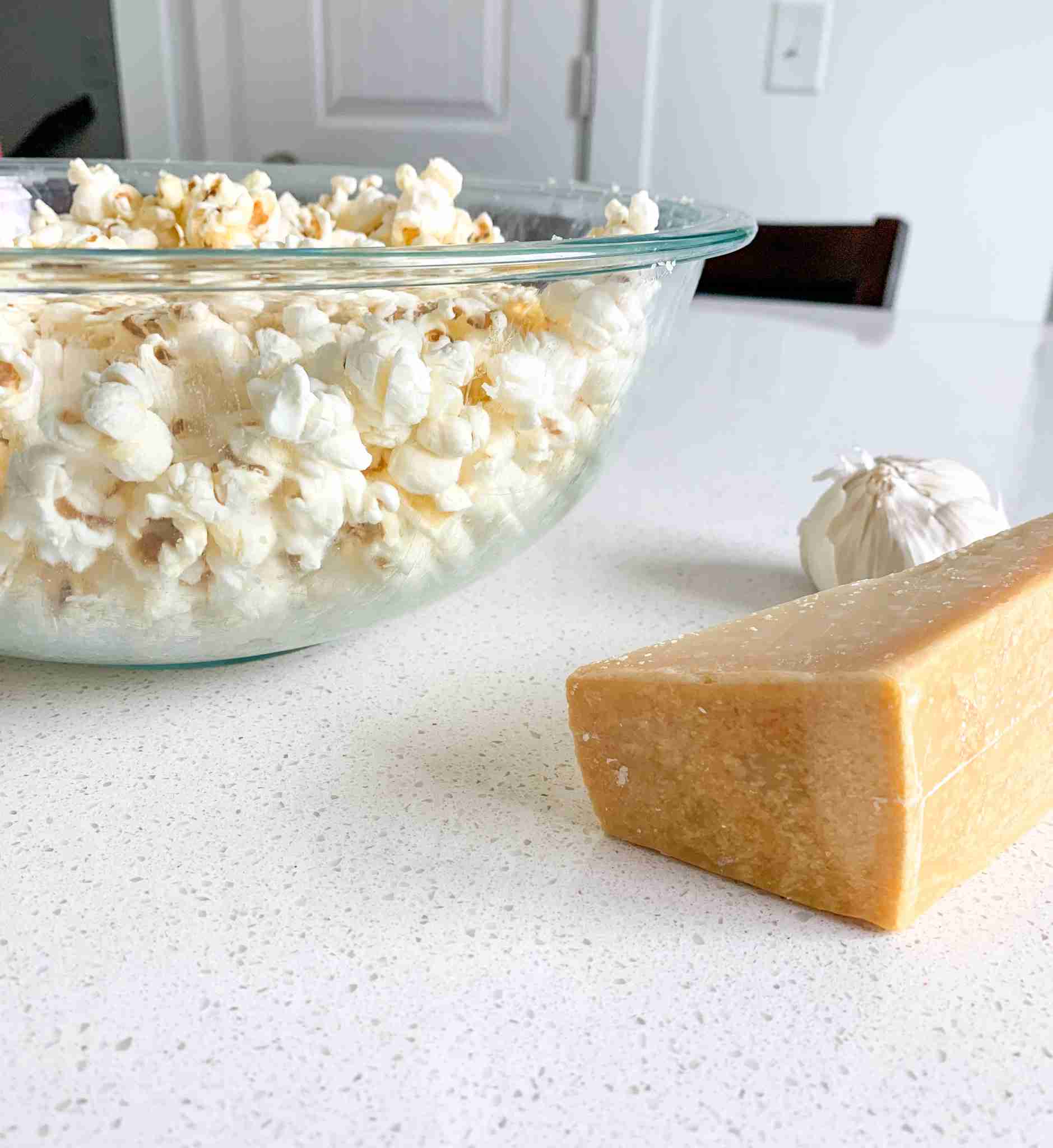 Easy Garlic Parmesan Popcorn From Scratch