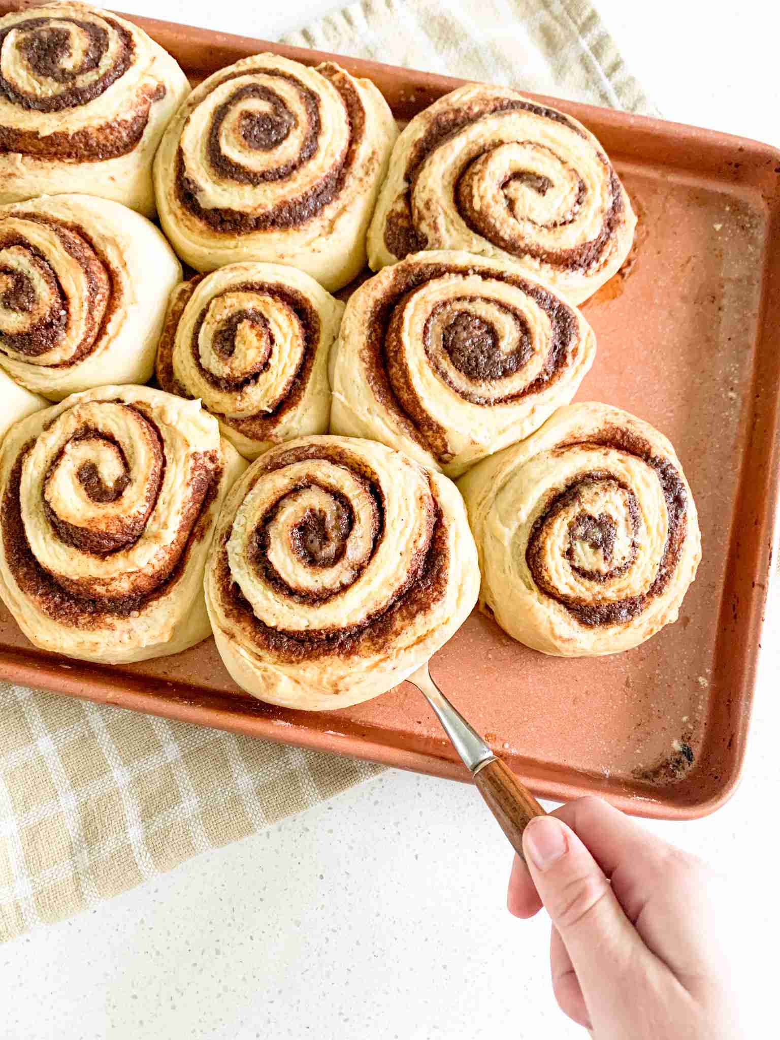Sourdough Cinnamon Rolls (with cream cheese frosting)