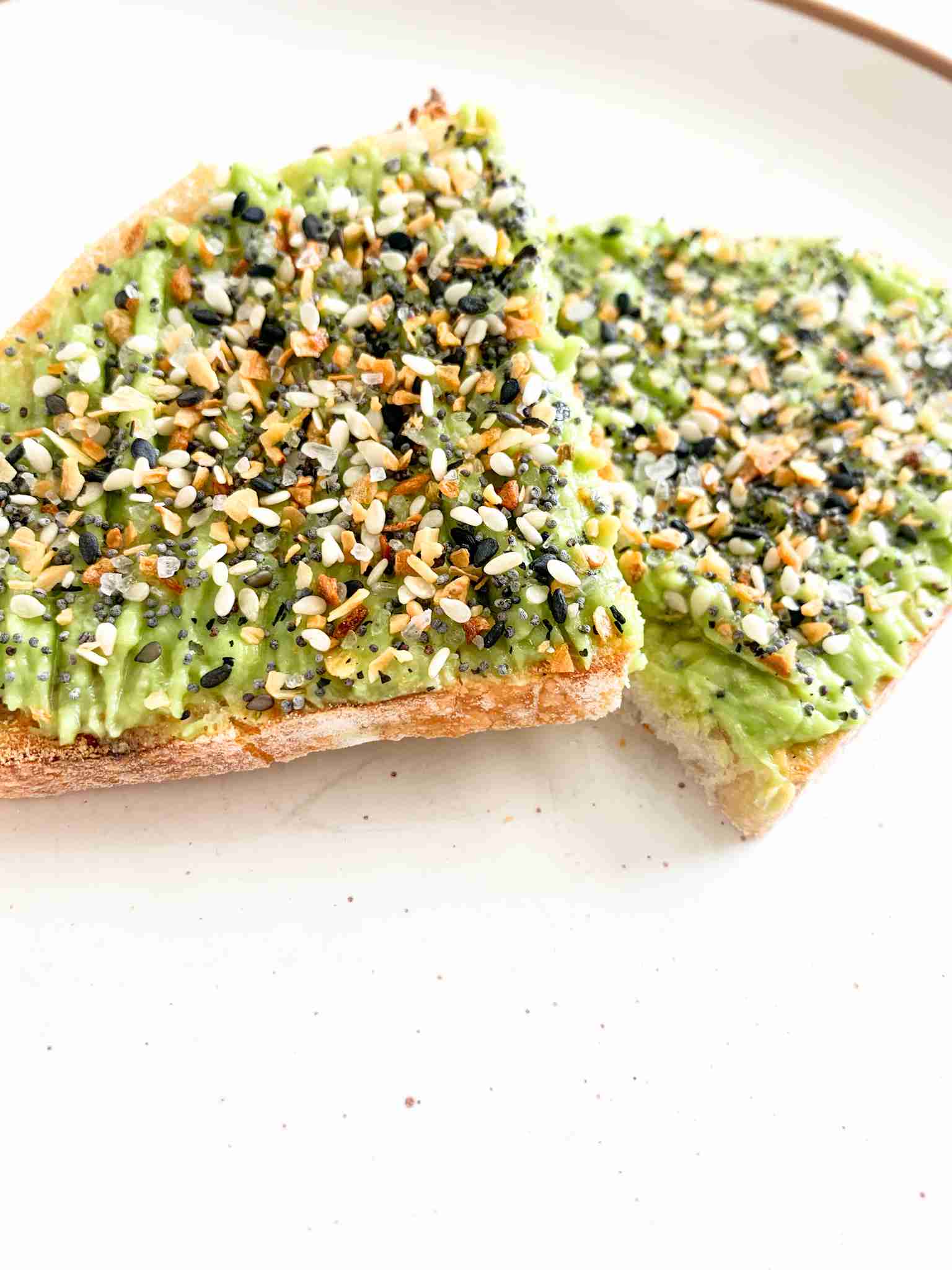 Easy Sourdough Avocado Toast (with everything bagel seasoning)