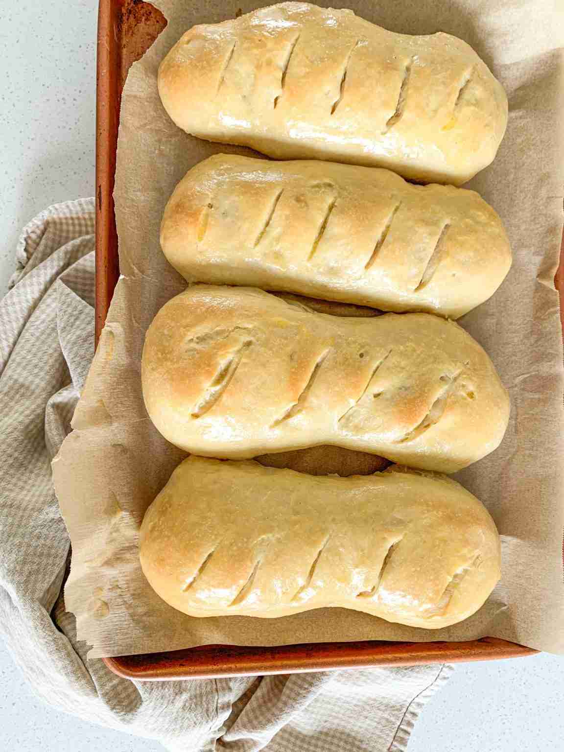 Sourdough Sandwich Rolls (AKA Hoagie Rolls & Sub Rolls)