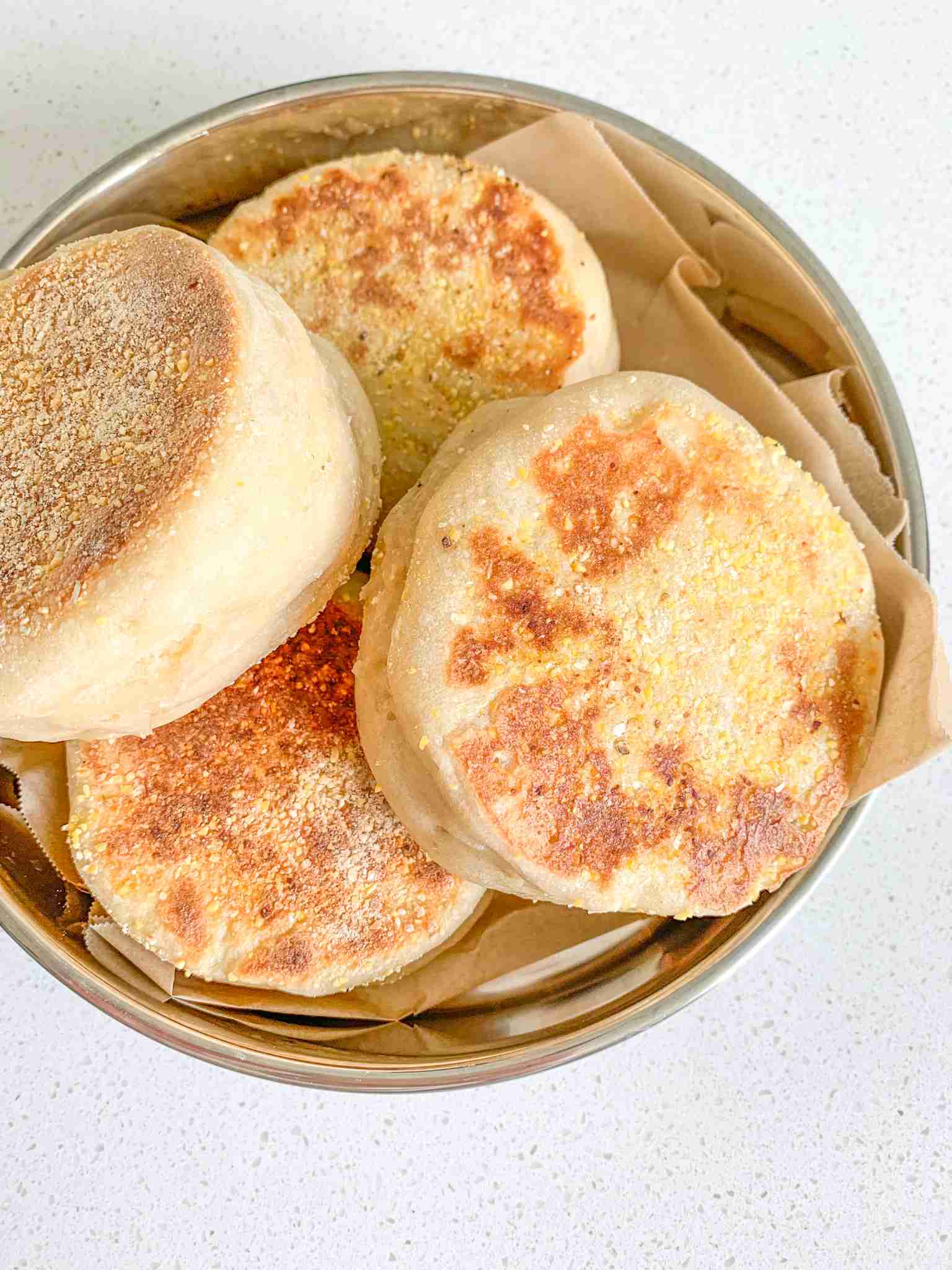 Soft Sourdough English Muffins (with nooks and crannies!)