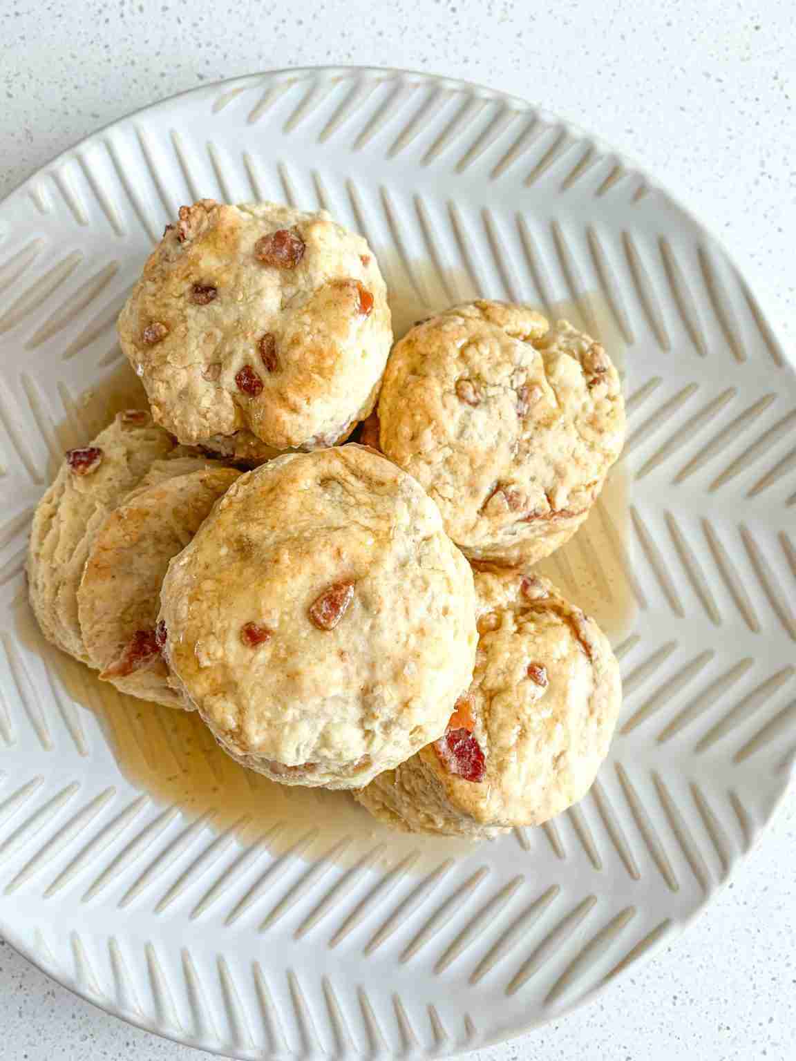 Sourdough Maple Bacon Biscuits