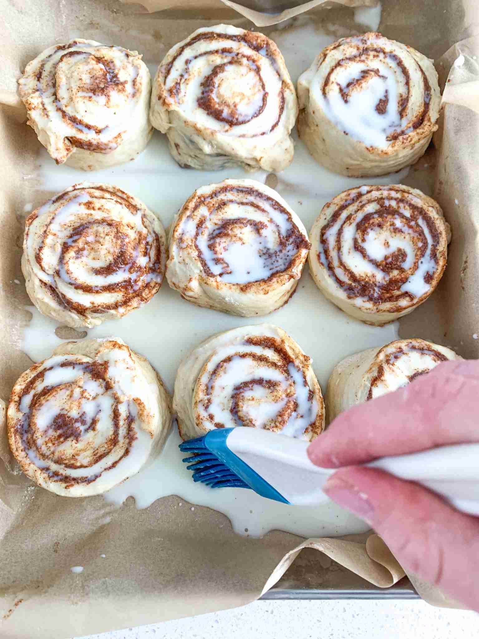 Softest Sourdough Maple Cinnamon Rolls