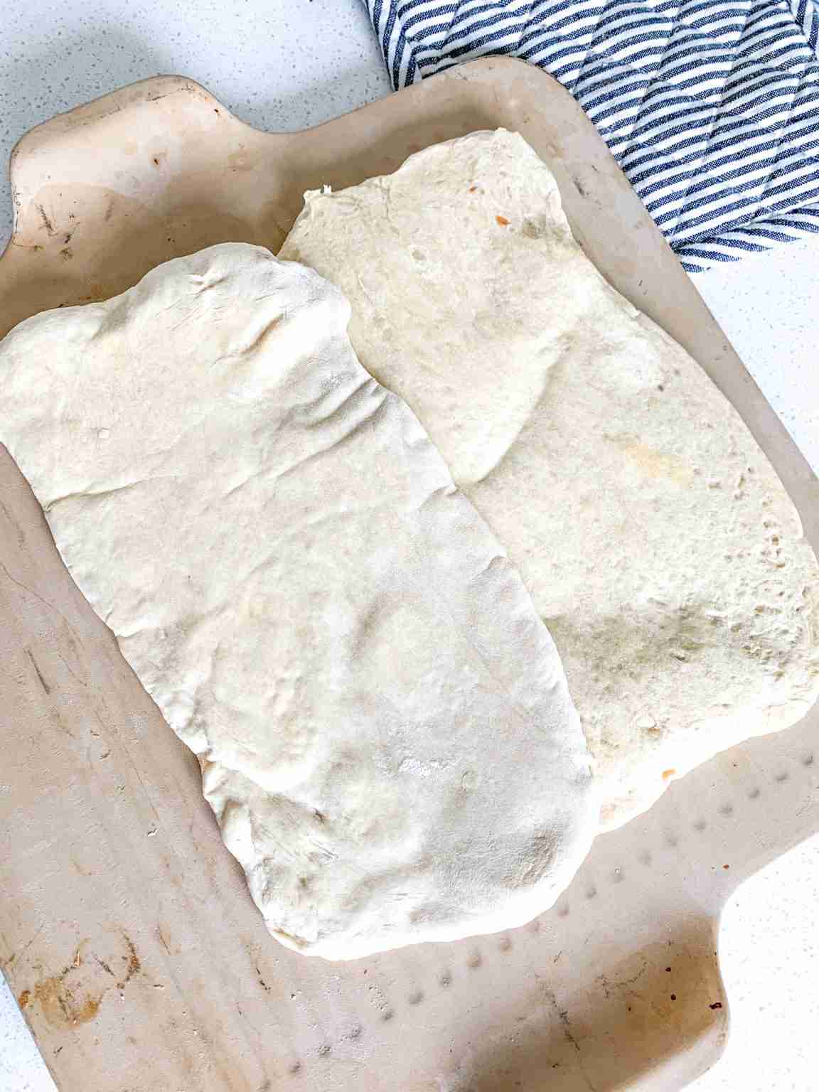 Best Sourdough Flatbread Recipe (rectangle-shaped for pizza)